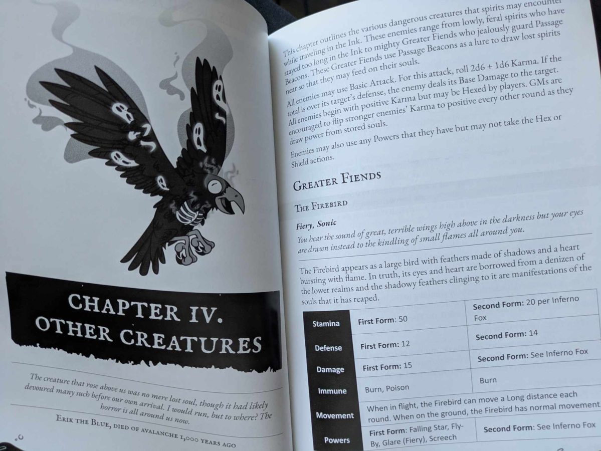 Ink RPG review — enter a purgatory of questionable game design