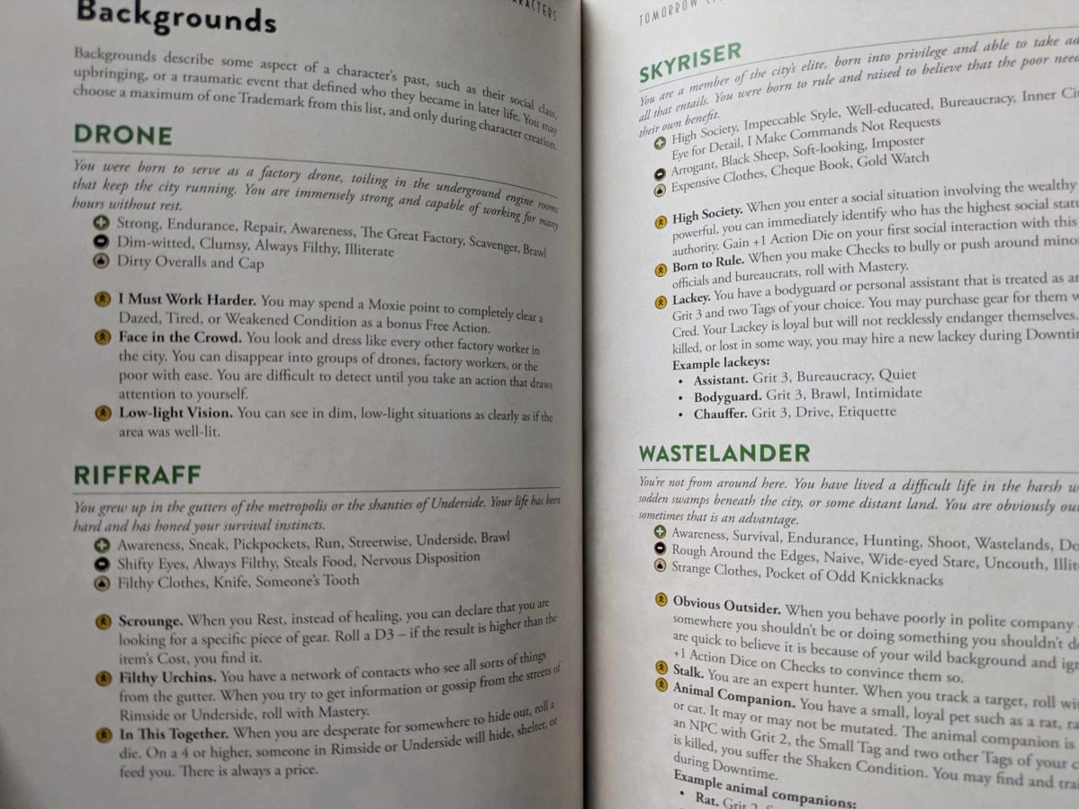 Tomorrow City RPG review — high concept Dieselpunk with spectacular ...