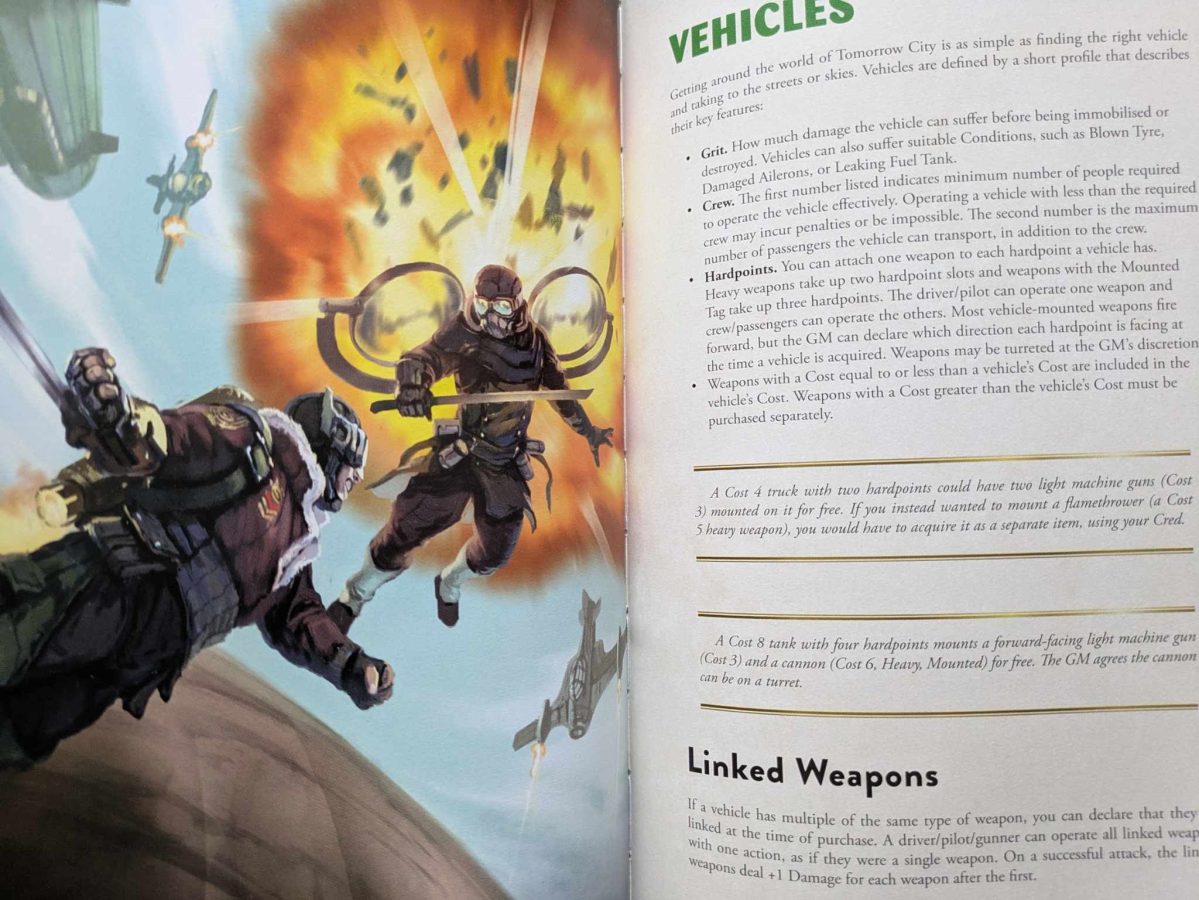 Tomorrow City RPG review — high concept Dieselpunk with spectacular ...