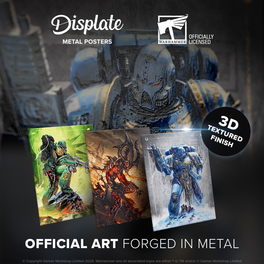 Displate launches new collections, including House of Dragon, Warhammer ...