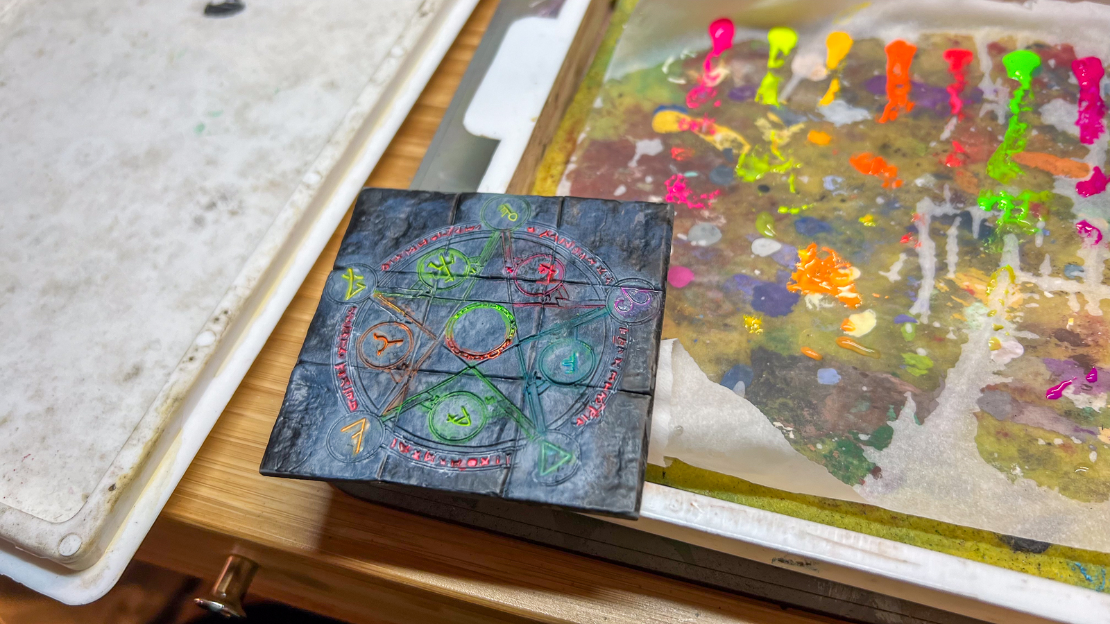 Lethal Shadows Fluorescent Paints Review — Bright Lights