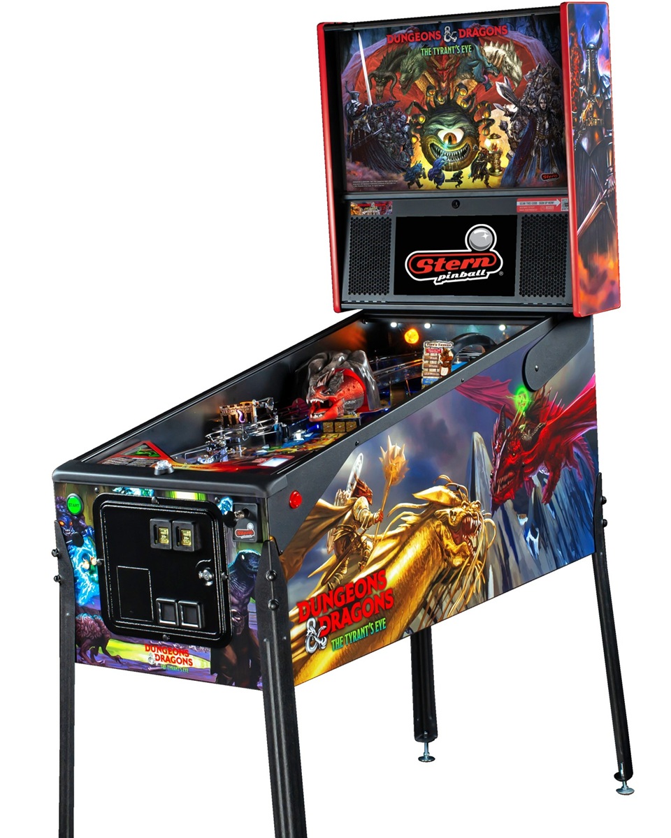 Stern Pinball releases The Tyrant’s Eye D&D pinball machine