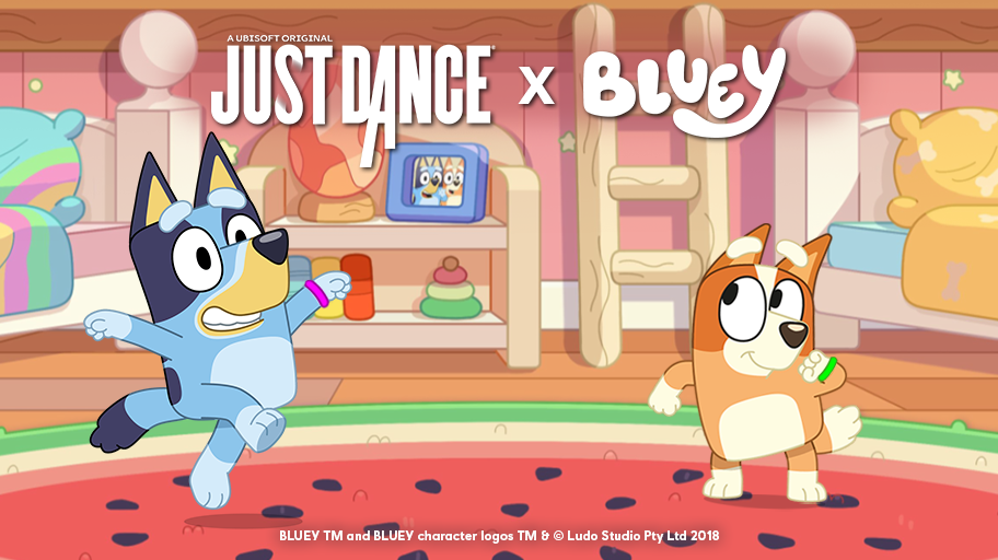 Bluey joins Just Dance 2026!