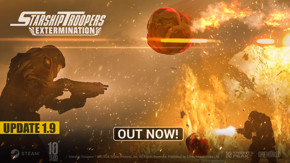 Time to return to the fight! StarshipTroopers Extermination got a new ...