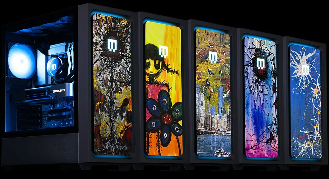 Pretty up your PC with MAINGEAR's exclusive front panels