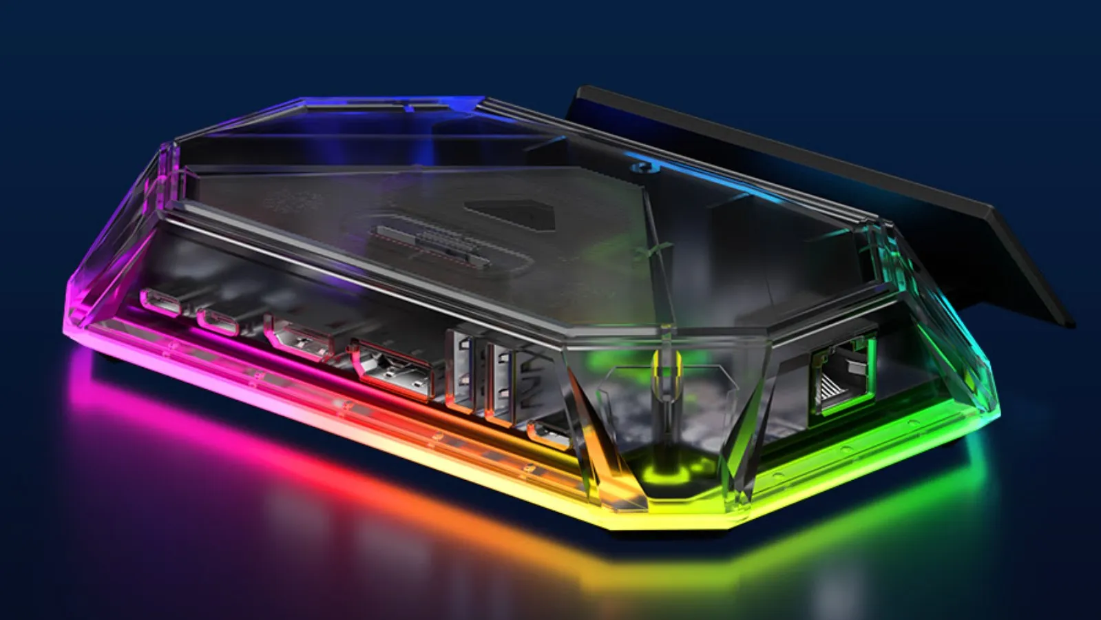 JSAUX reveals new 8-in-1 and 12-in-1 transparent RGB docking stations for Steam Deck, ROG Ally ...