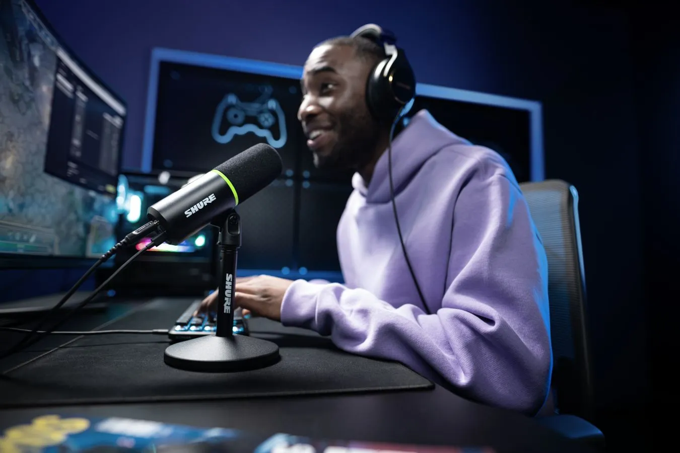 Shure dives into the video game and streamer mic market