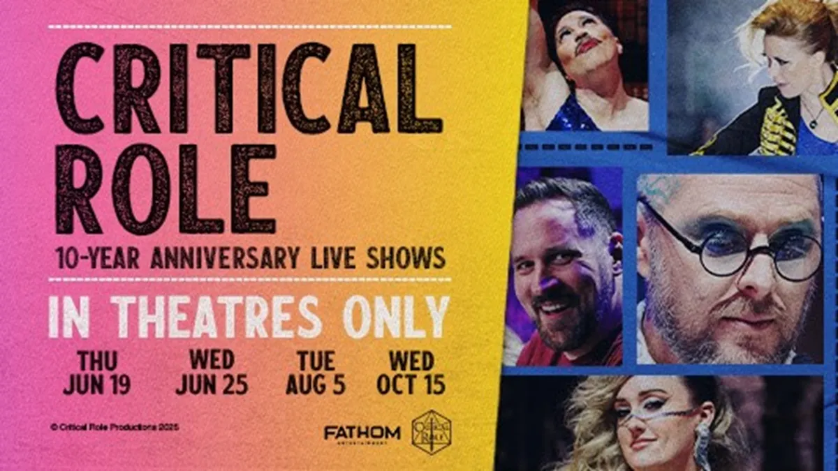 Critical Role coming to theatres for its 10th anniversary