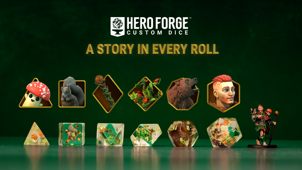 Roll for Initiative! Hero Forge launches Custom Dice Kickstarter March 6th