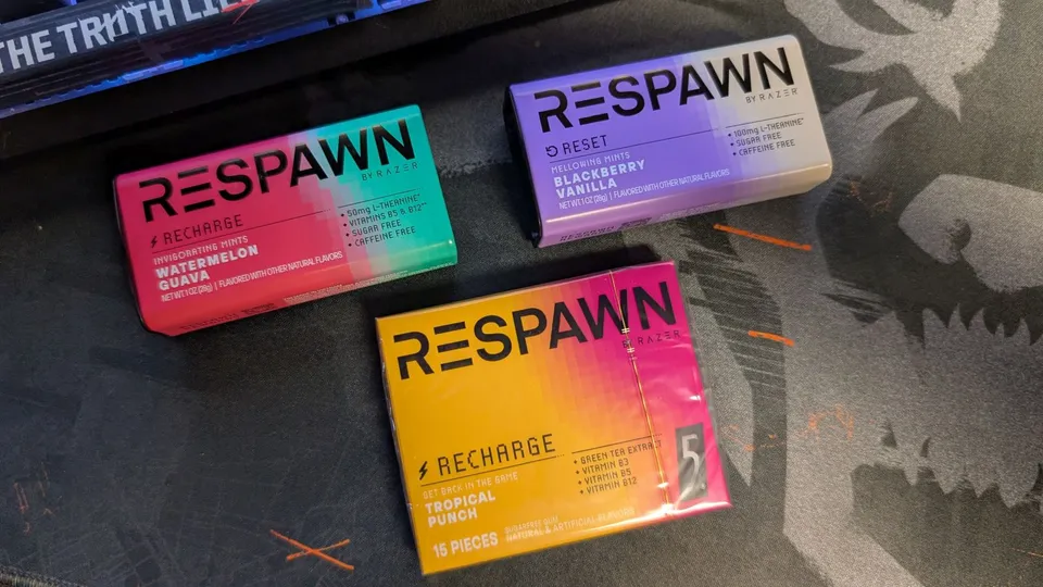 Razer's reboot of RESPAWN gum (and now mints) is pretty cool